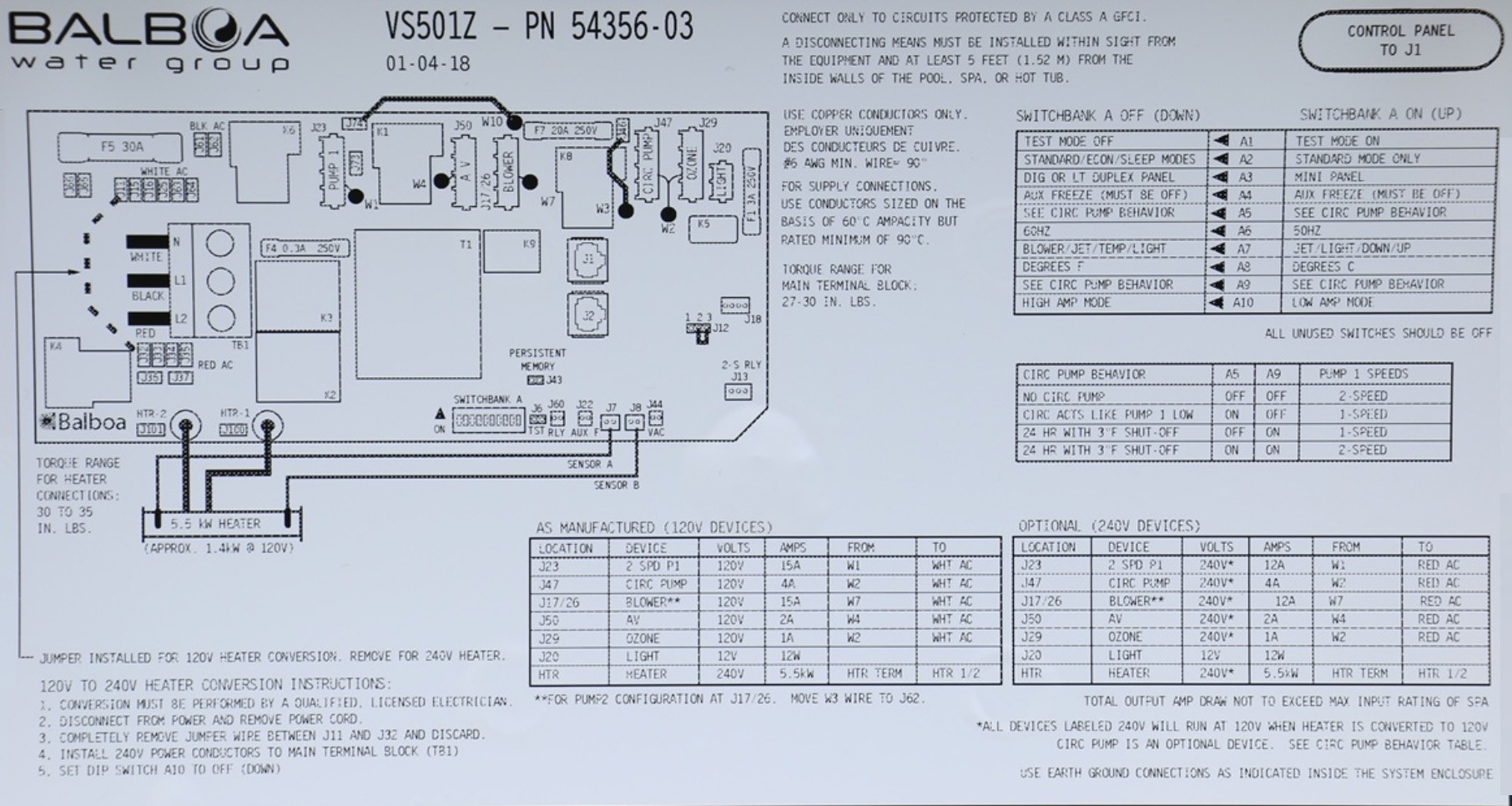 How to Connect the Hot Tub Electrical for the Aquavoss Model 2 - Cold ...